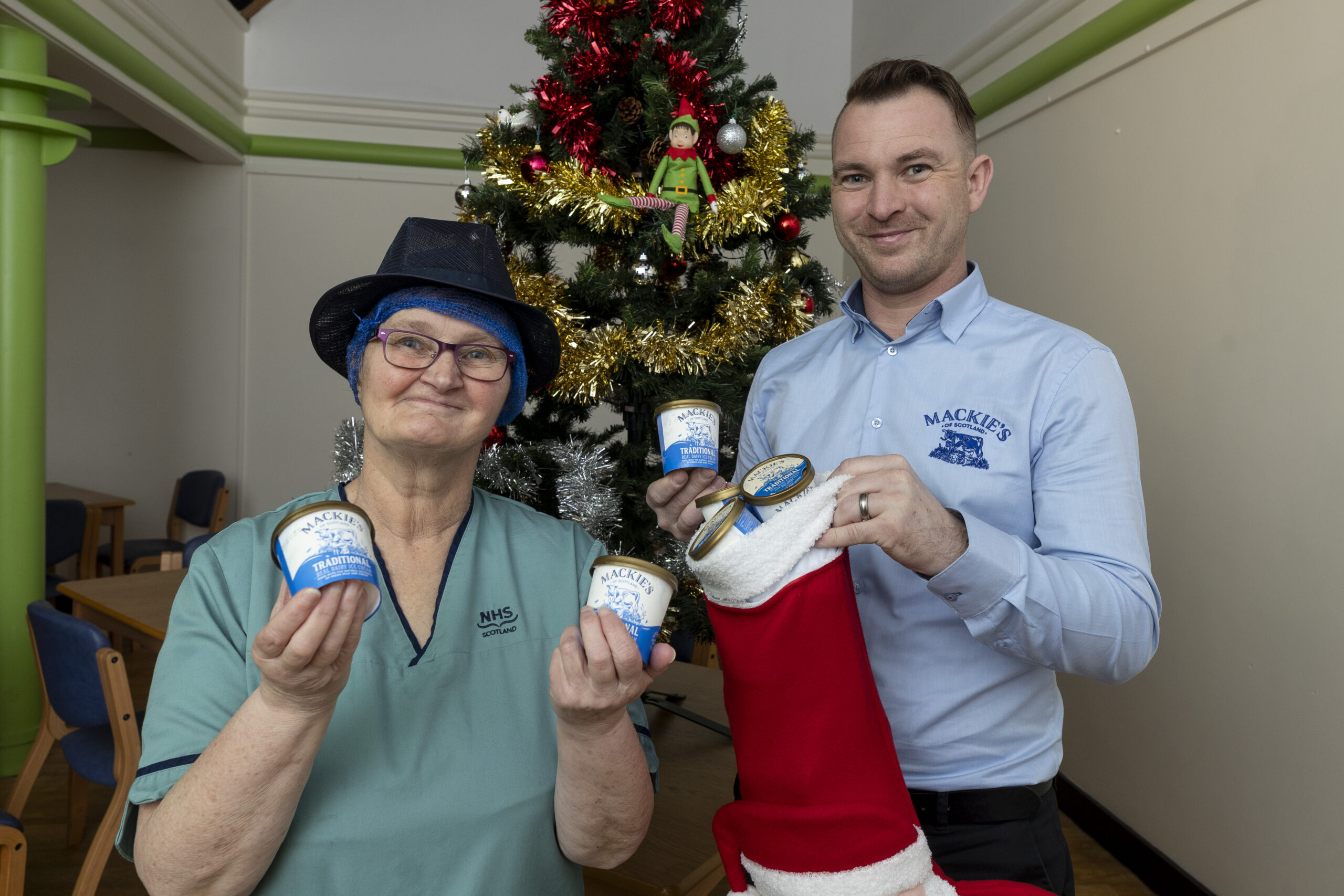 Sweet Christmas Donation to NHS Grampian - Mackie’s of Scotland
